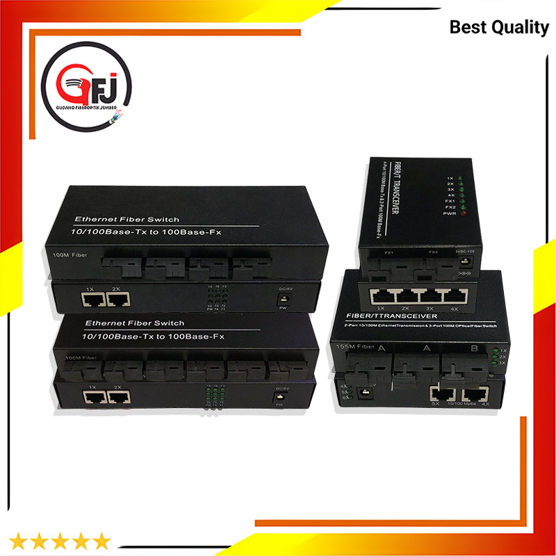 Jual MEDIA Converter Port FO To Port Lan 10/100 POE | Shopee Indonesia