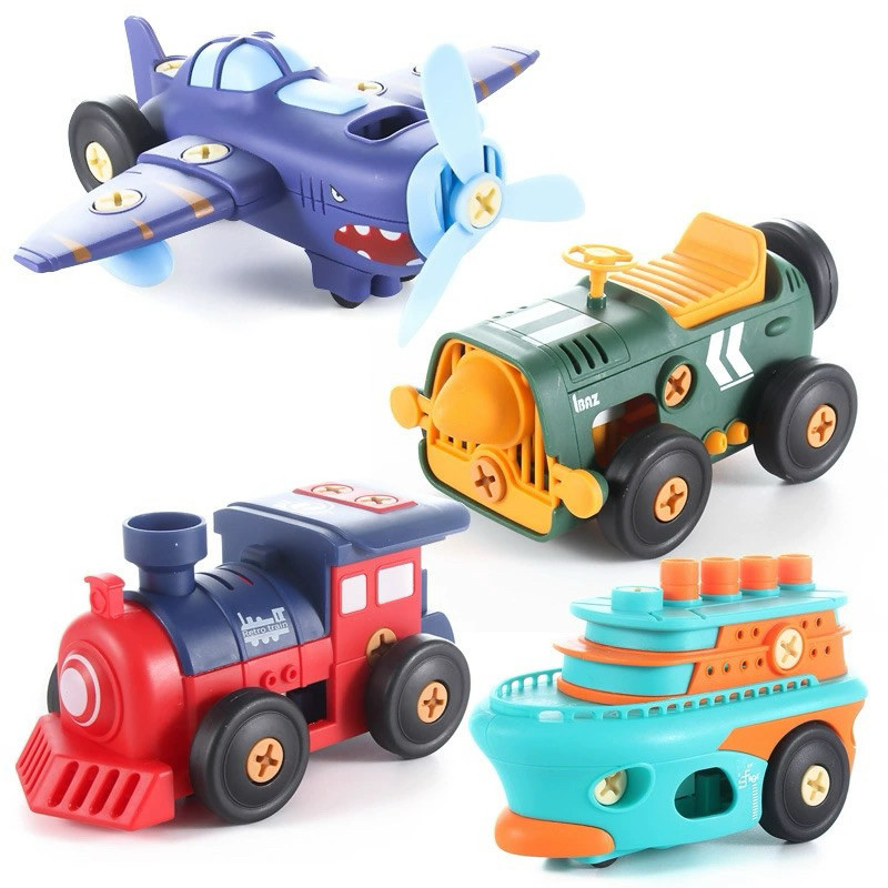 Jual Mainan Anak diy retro car transport - mainan bongkar pasang mobil ...