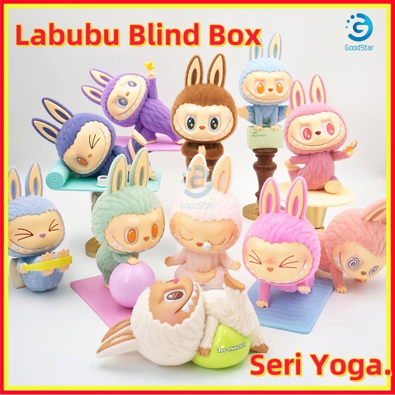 Jual 【GoodStar】Blind Box Action Toys Figure Labubu Seri Yoga Premium ...