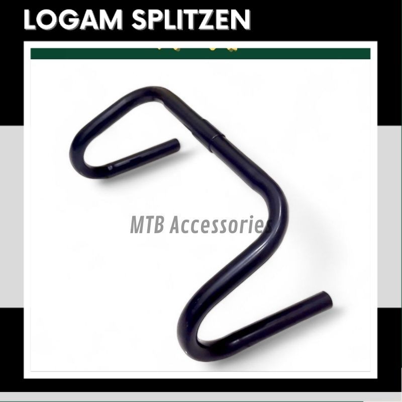 Jual PROMO Stang Sepeda Balap Jadul Fixie Standar 25.4 mm Non Oversize Drop Bar Dropbar Besi ...