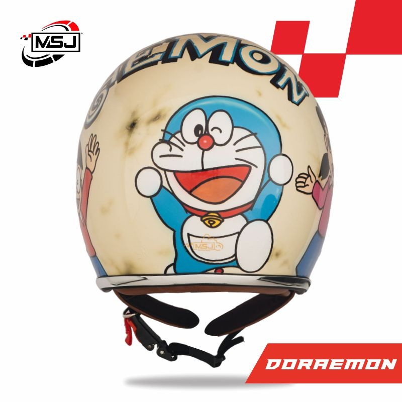 Jual Helm Custom Painting Half Face MSJ | Comic Style | Anime ...