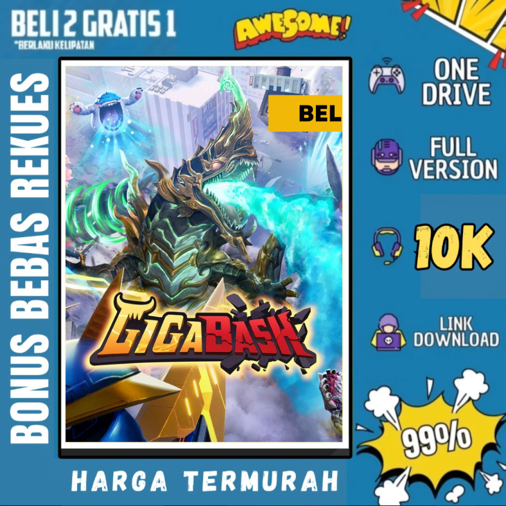 Jual GIGABASH - GAME PC - GAME LAPTOP - PC GAMES - BELI 2 GRATIS 1 ...
