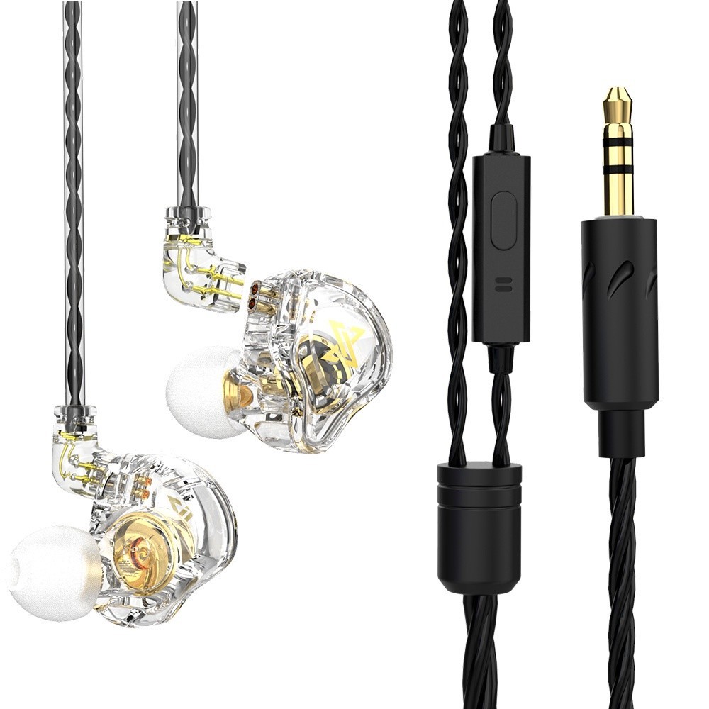 Jual Earphone Detachable Cable with Mic QKZ AK6 MAX Bass head Sport ...
