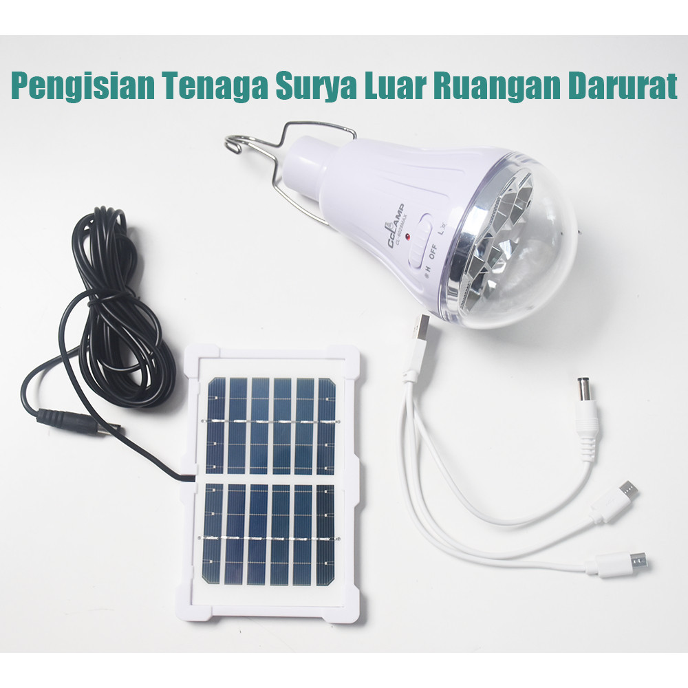 Jual Lampu Bohlam LED Tenaga Surya/Lampu pengisian darurat di bohlam ...
