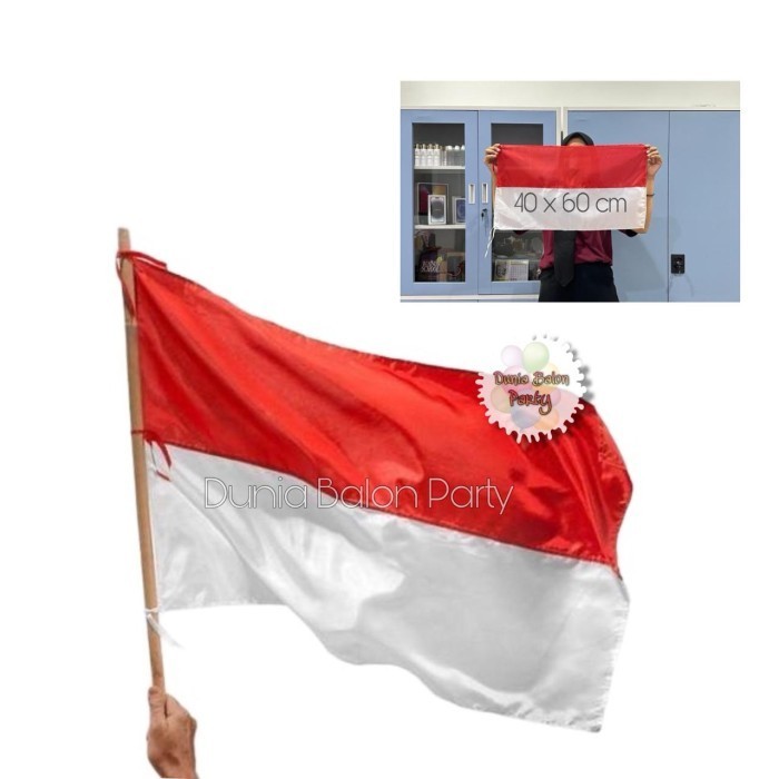 Jual [ 40 x 60 cm ] Bendera Merah Putih / Bendera Indonesia / Bendera ...