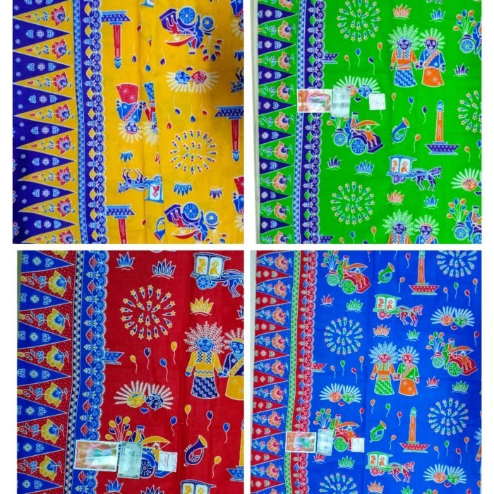 Jual BATIK SARUNG ONDEL ONDEL KHAS BETAWI | Shopee Indonesia