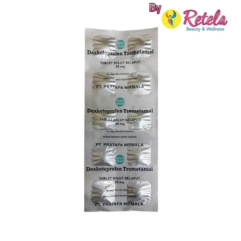Jual DEXKETOPROFEN 25MG 1 STRIP 10 TABLET | Shopee Indonesia