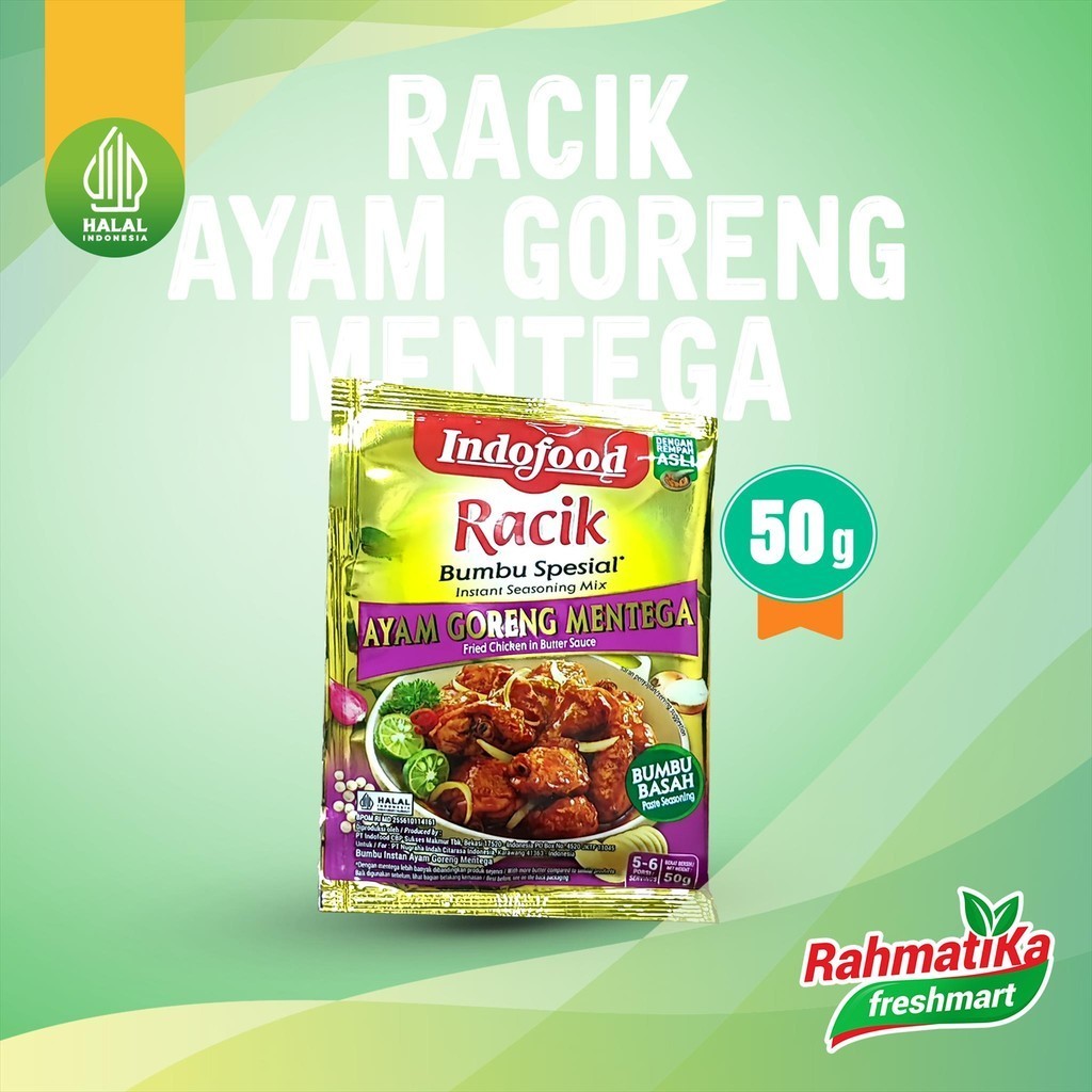 Jual Indofood Racik Ayam Goreng Mentega 50 gram | Shopee Indonesia