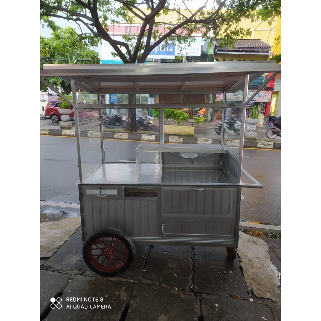 Jual Gerobak Roda Motor Serbaguna Buat Gorengan & Chicken - FREE Onkir ...
