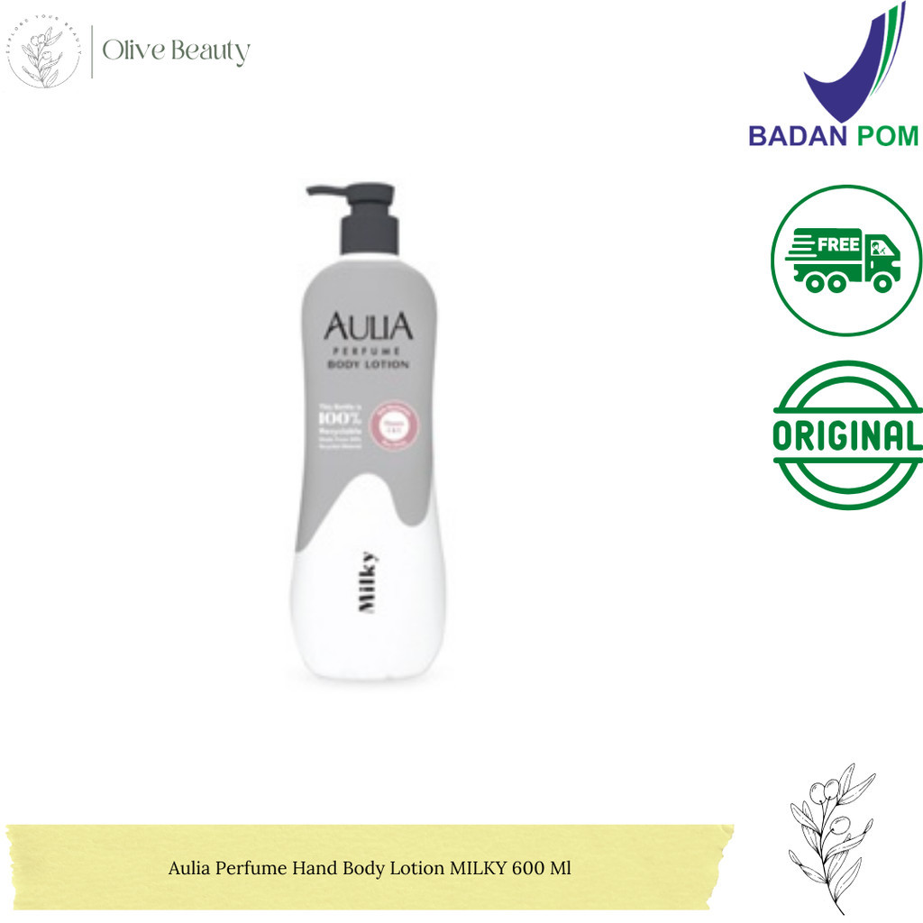 Jual Aulia Perfume Hand Body Lotion MILKY 600 Ml | Shopee Indonesia