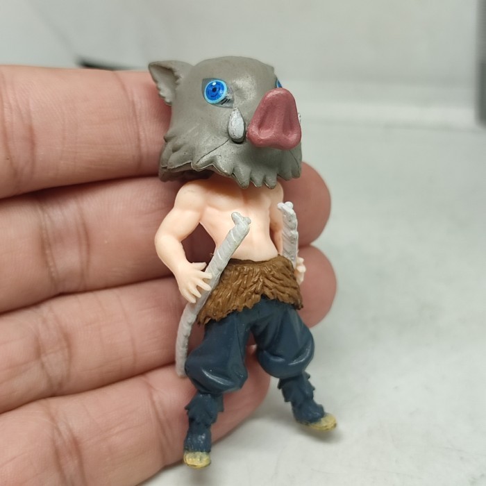 Jual Mini Figure 2' Demon Slayer Kimetsu No Yaiba Inosuke Chibi No Base ...