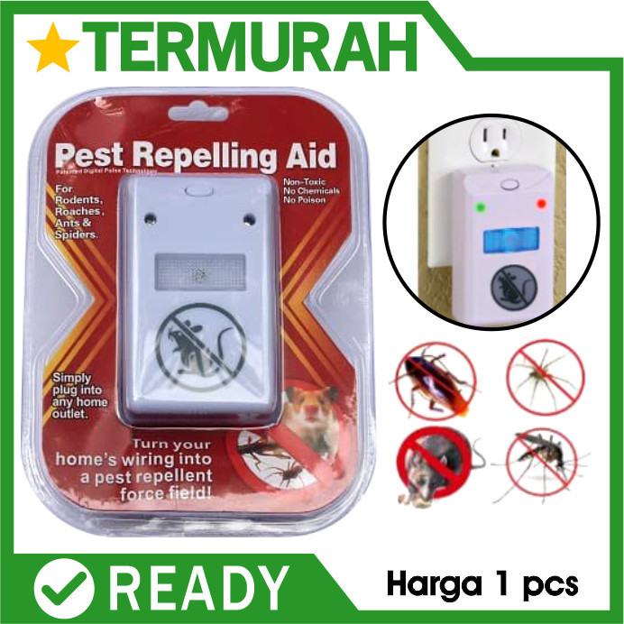 Jual RIDDEX PEST BARU MERAH Repelling Aid Plus Frekuensi Pengusir ...