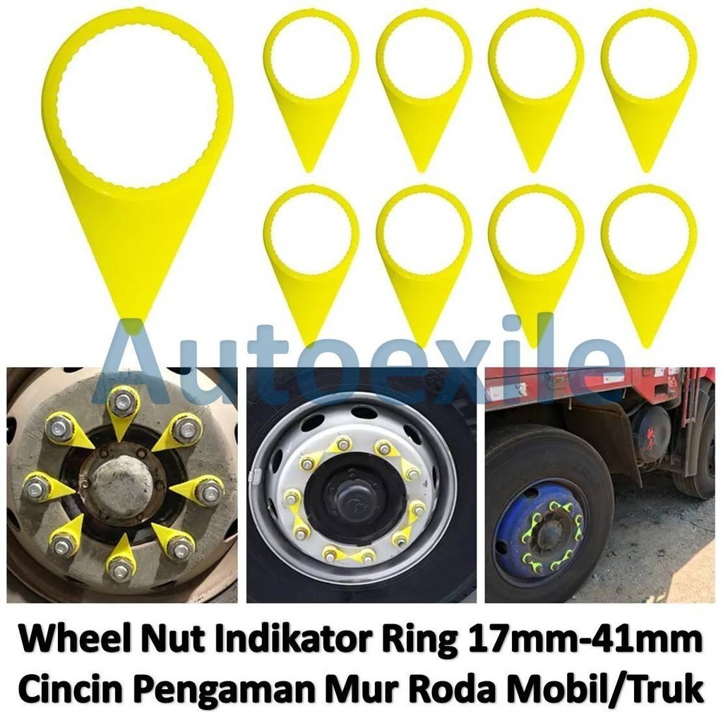 Jual Wheel Nut Indikator Ring 17 18 19 20 21 22 23 24 25 26 27 28 30 31 ...