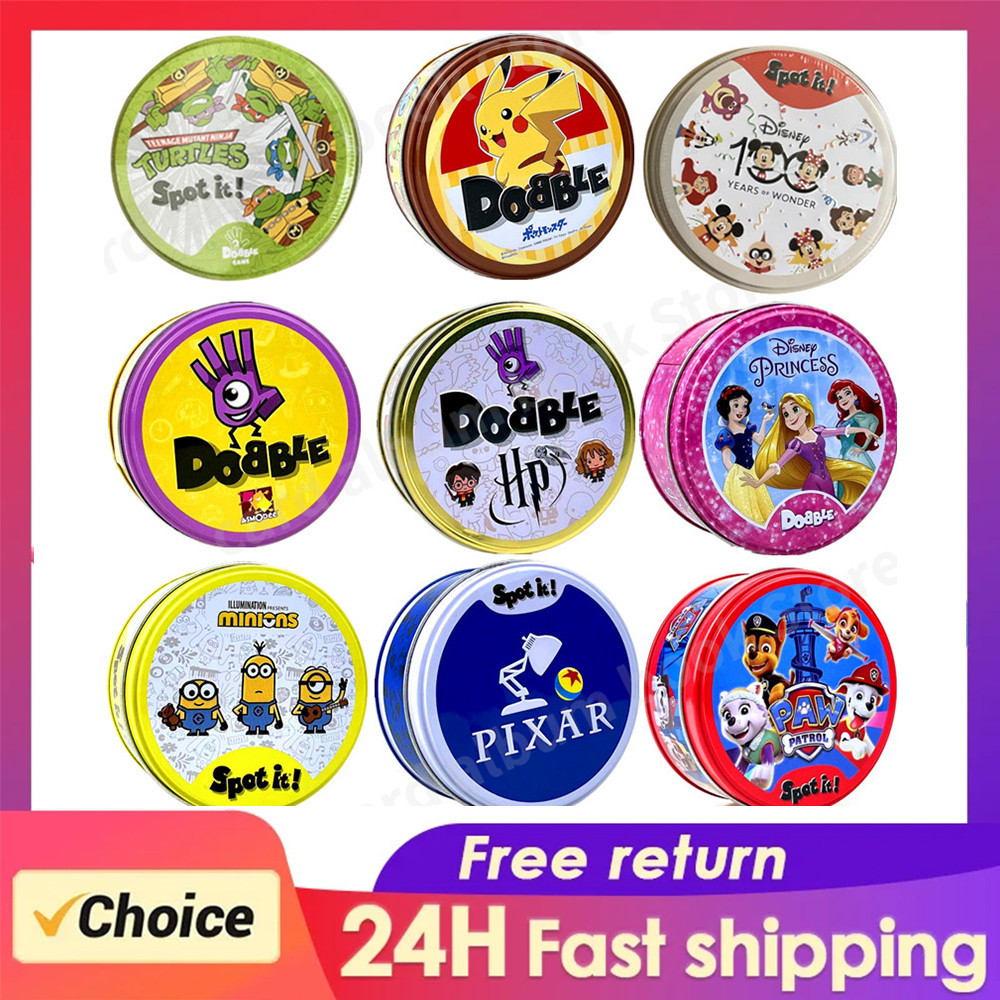 Jual Dobble Spot It 100 Years Disney Princess Paw Patrol Pixar Marvel ...