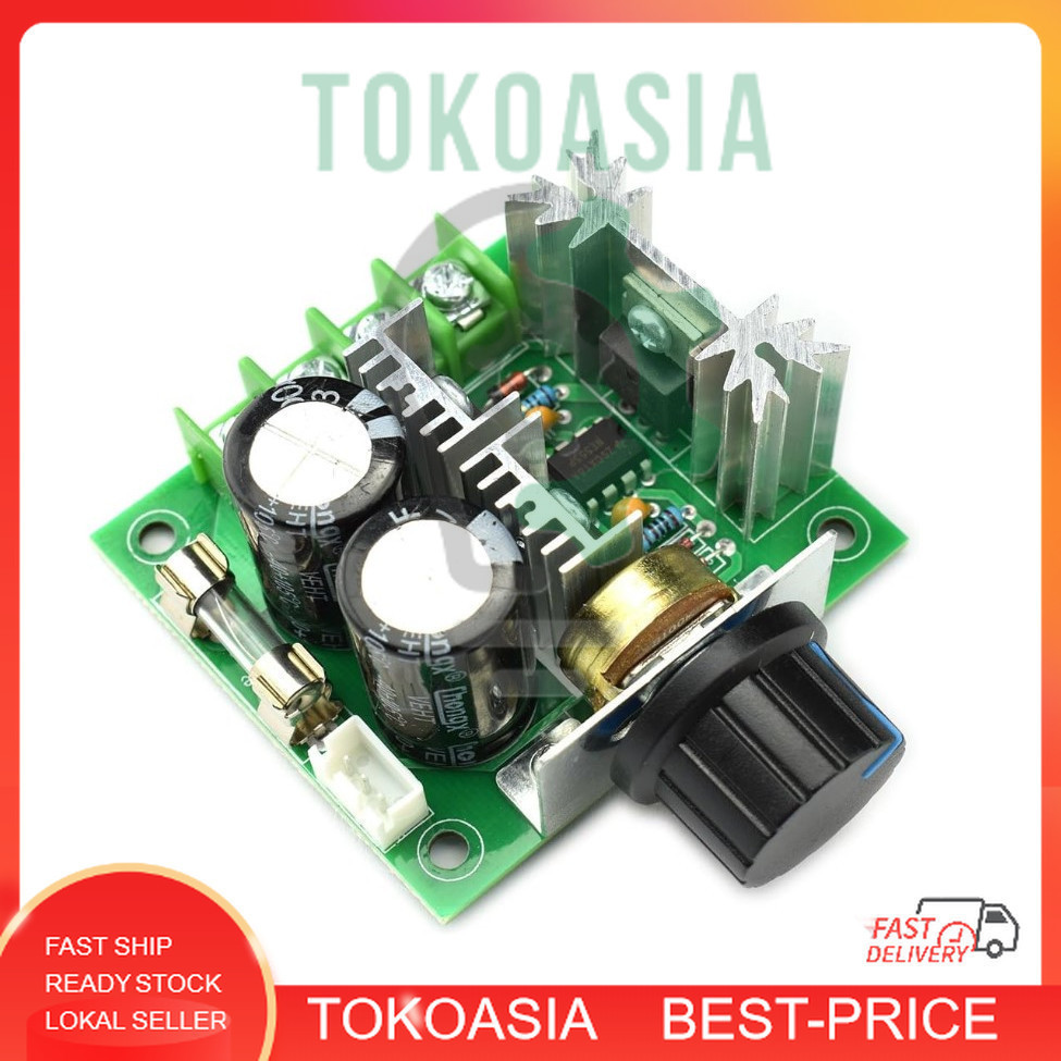 Jual PWM 10A 12V-40V DC Motor Speed Controller 12V 24V Speed Controller | Shopee Indonesia