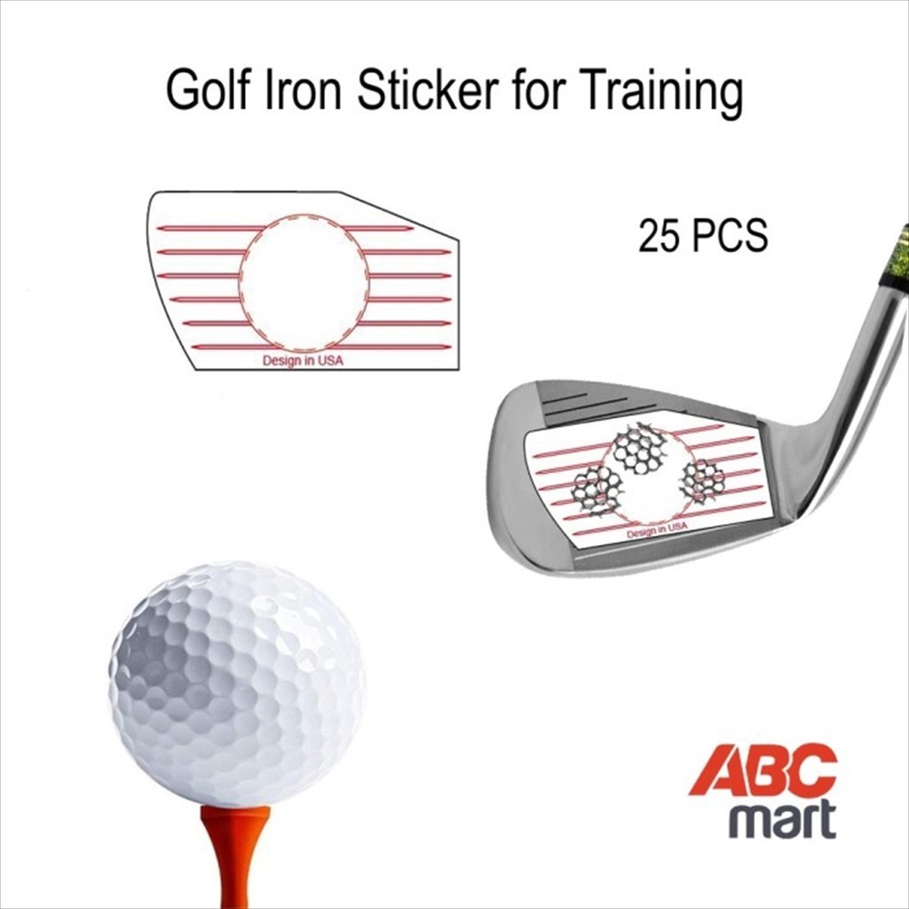 Jual Golf Stick Iron Sticker for Training - Stiker Stik Golf - 25 Pcs ...