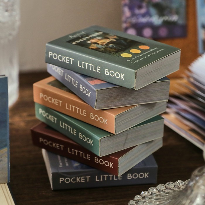 Jual 100 Pcs/ Pack Buku Mini Journal Scrapbook Retro Vintage PAINTING ...