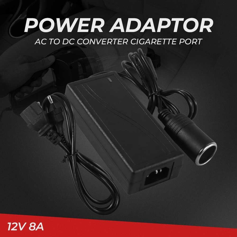 Jual SINO Adaptor Power Supply Converter AC to DC 12V 8A Cigarette Port - 1280Y-1 -SNR | Shopee ...