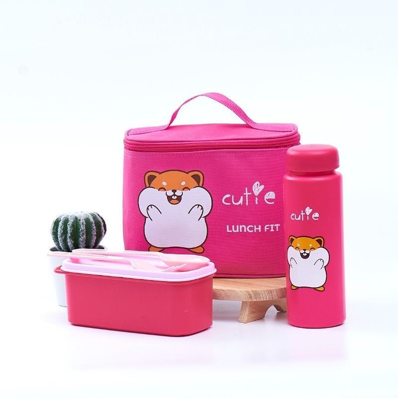 Jual WOOMII - TAS BEKAL MAKAN KIDS / KOTAK BEKAL MAKAN UNTUK ANAK / KOTAK BEKAL LUNCH BOX SET ...