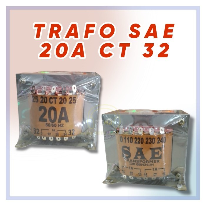 Jual TRAVO TRAFO TRAPO TERAVO TRANSFORMER SAE 20A CT 32 MURNI travo sae ...