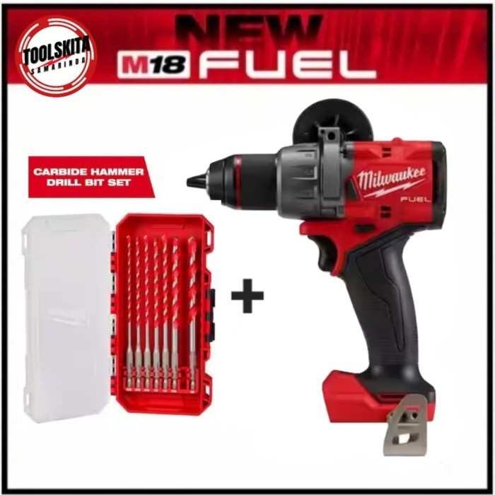 Jual Hammer Drill Milwaukee 2904-20 M18 FUEL GEN4 With Accesories Bit ...