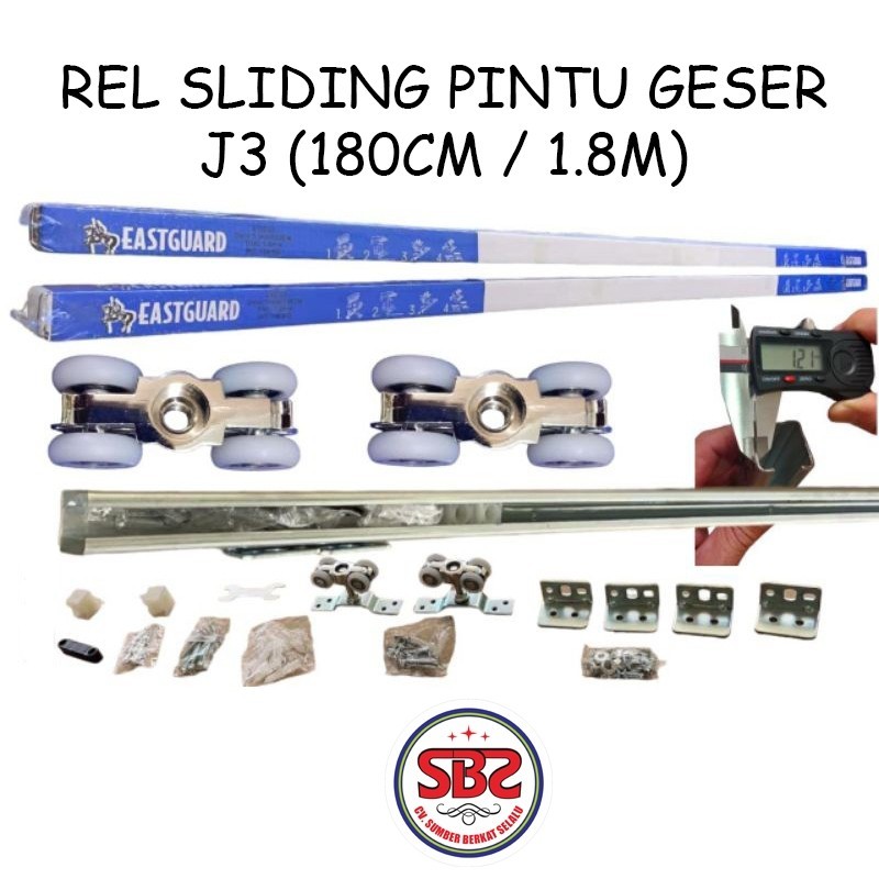 Jual REL SLIDING J3 EASTGUARD - Rel Pintu Dorong - Sliding Rail ...