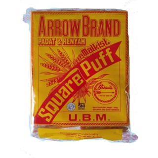 Jual BISKUIT GABIN UBM ARROW BRAND SQUARE PUFF 350GRAM | BISKUIT ...