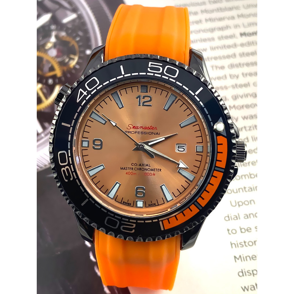 Jual jam tangan pria Omg Tanggal Aktif Tali Rubber bezel bisa di putar# ...