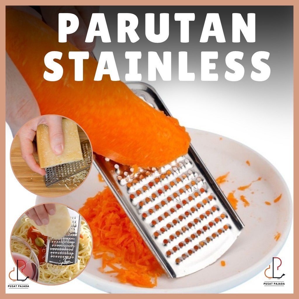 Jual Parutan Keju Stainless Steel Alat Parut Coklar Sayur Wortel ...