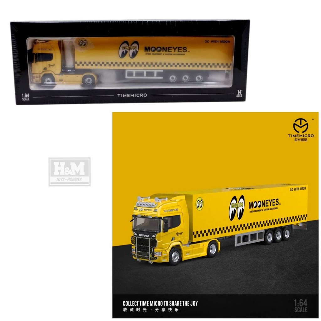 Jual Time Micro Scania Container Truck Mooneyes | Shopee Indonesia