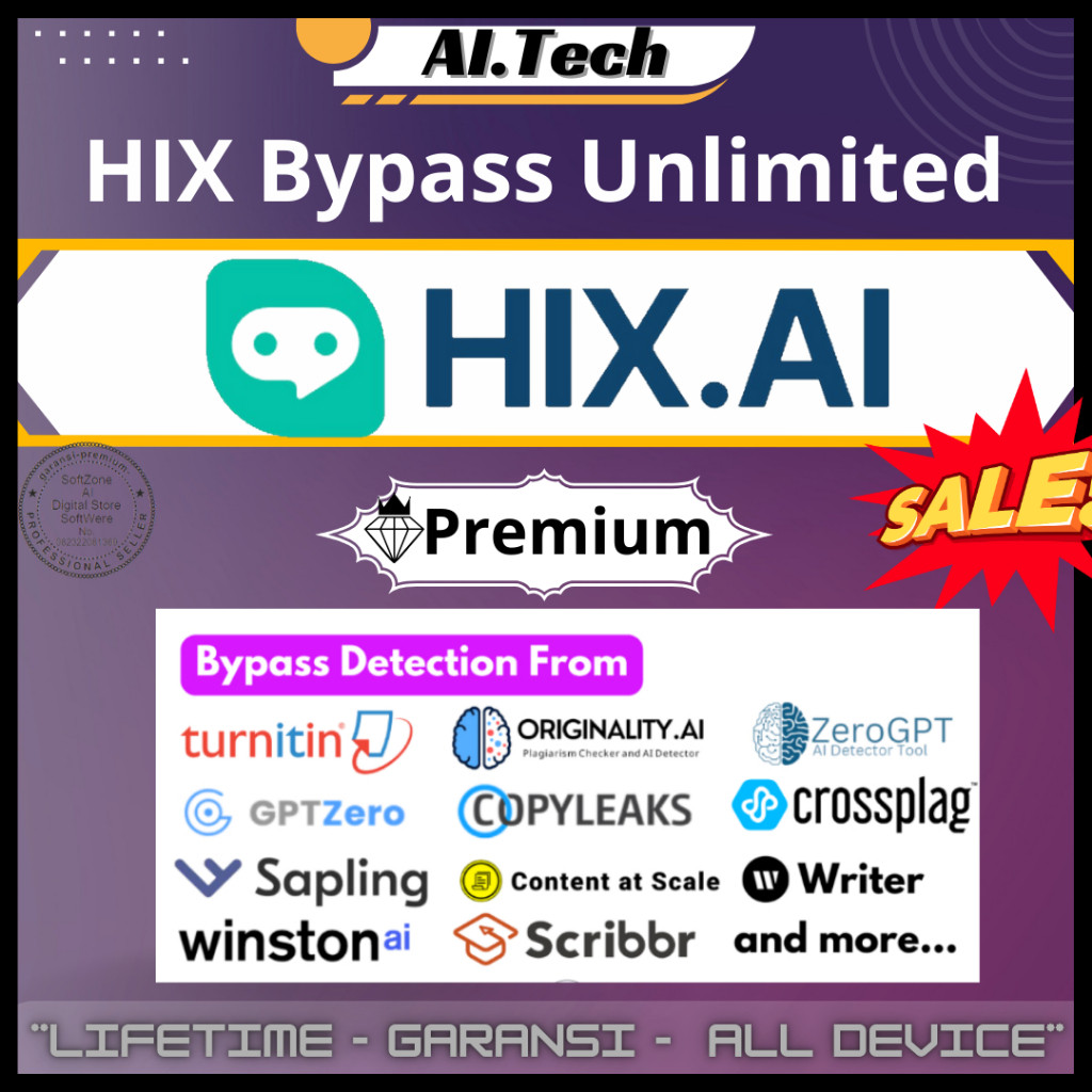 Jual HIX.AI Bypass Unlimited Plan Subscription | Humanize AI ...