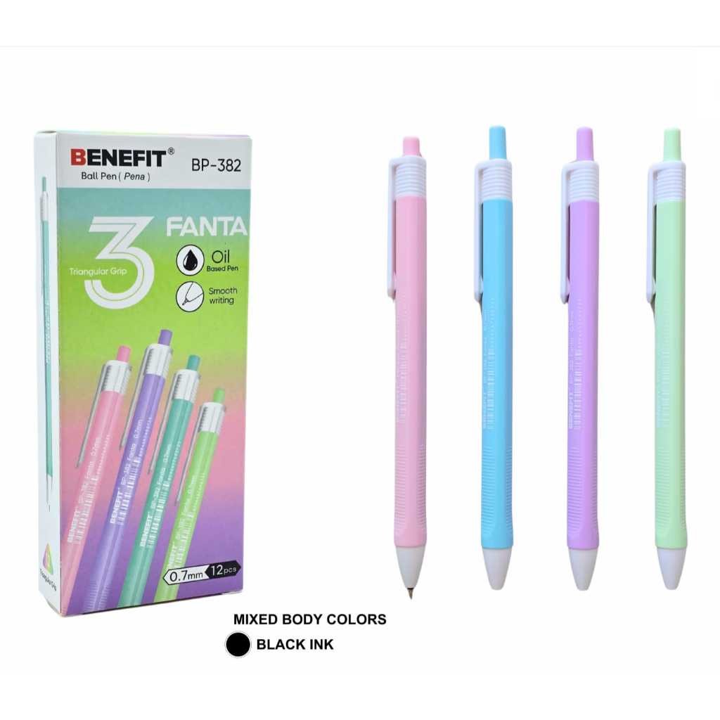 Jual Pulpen BENEFIT 0,7mm triangular grip (12pc) | Shopee Indonesia