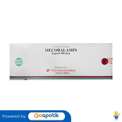 Jual Mecobalamine Nulab 500 Mcg Box 100 Kapsul | Shopee Indonesia