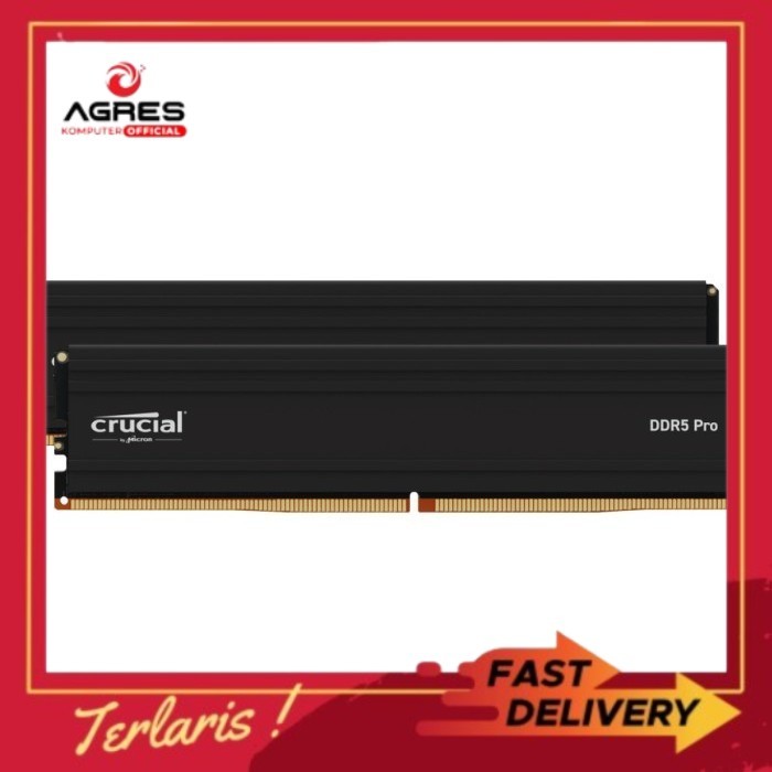 Jual Crucial Pro Ram DDR5 96GB (2x48GB) 5600MHz CP2K48G56C46U5 | Shopee ...