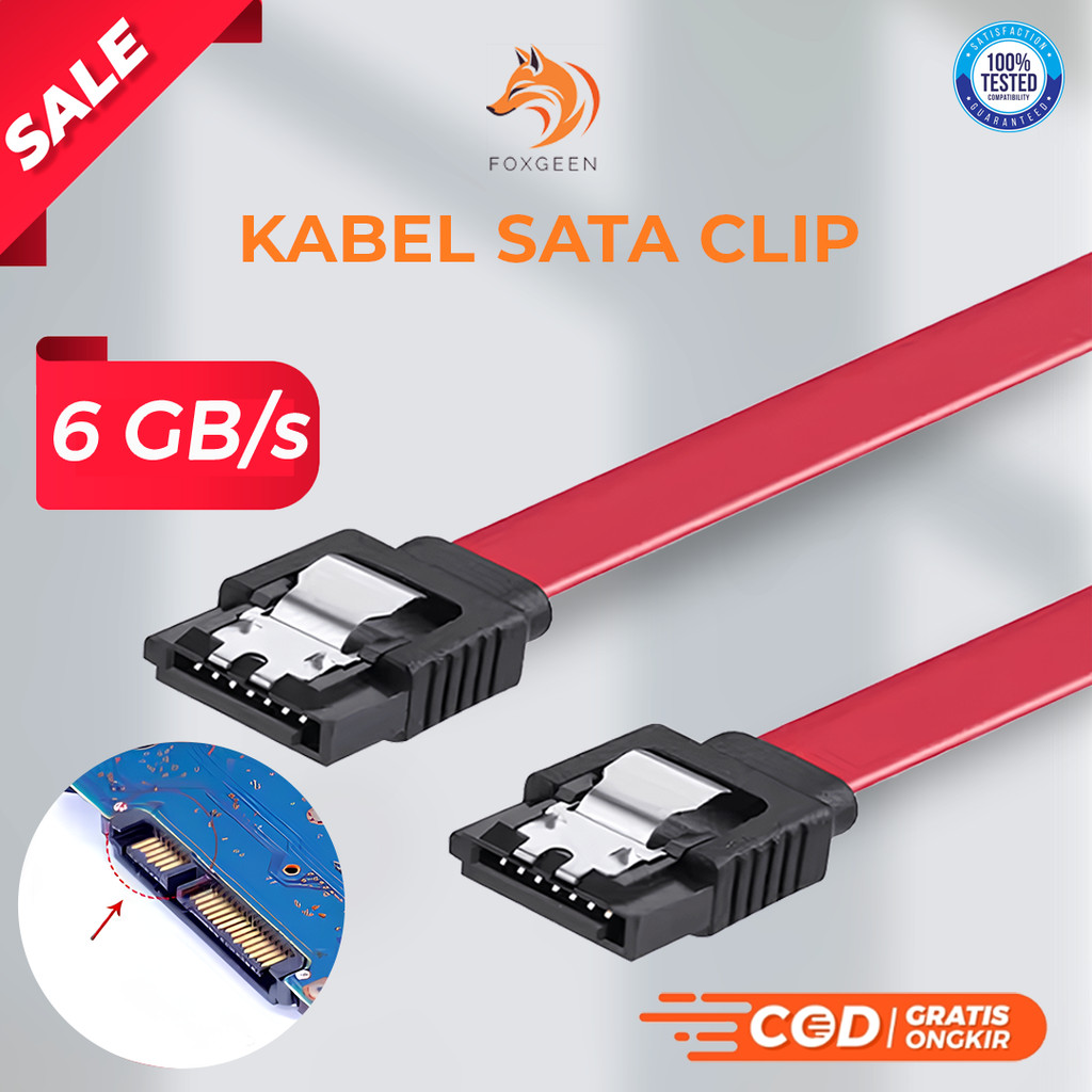 Jual kabel sata clip 3 6gbps 6 gbps original asus/gigabyte/msi | Shopee ...