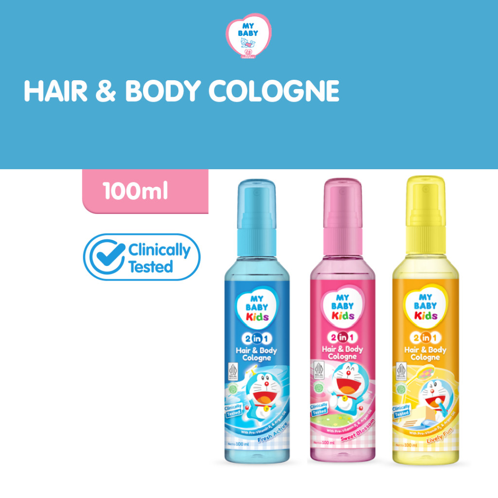 Jual My Baby Kids Hair & Body Cologne 100ml - Minyak Wangi | Shopee ...