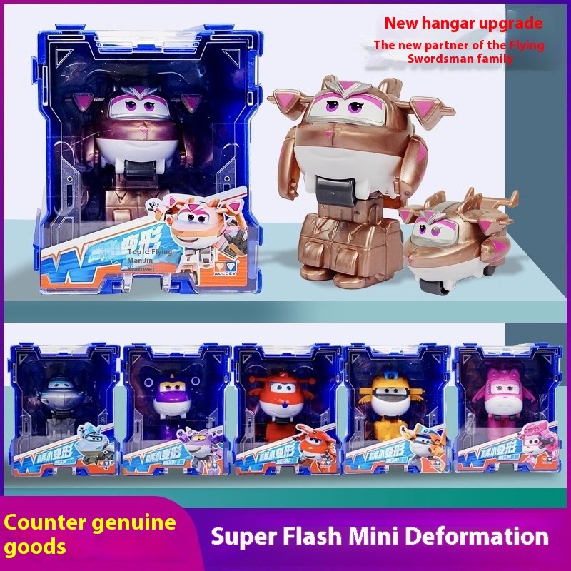 Jual 36 Types Super Wings 2" Scale Mini Transforming Anime Deformation ...