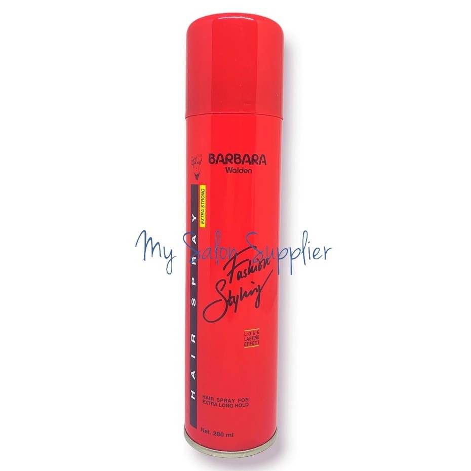 Jual Barbara Hair Spray Merah Extra Strong 280ml (diskon) | Shopee ...