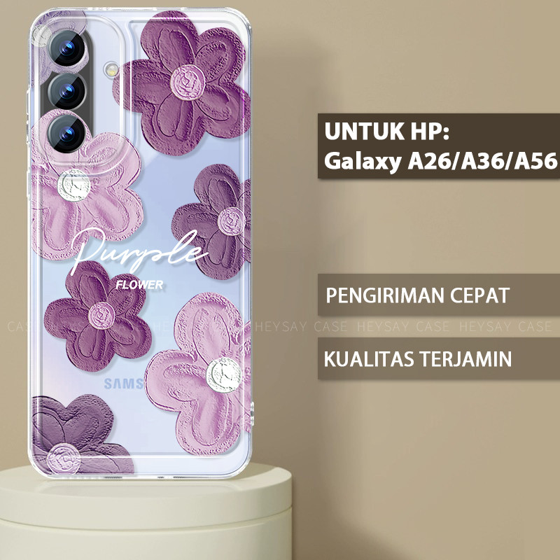 Jual Terbaru Lucu Bunga Untuk Case Hp Samsung Galaxy A56 A36 A26 Casing Samsung A16 A06 Couple ...