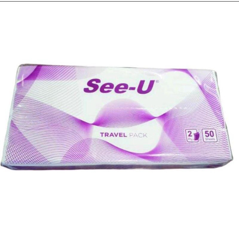 Jual See U Travel Pack 50 Sheets 2 Ply | Shopee Indonesia