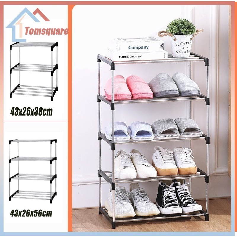 Jual Rak Sepatu Portable Stainless Steel Rak Sepatu Sederhana Rak ...