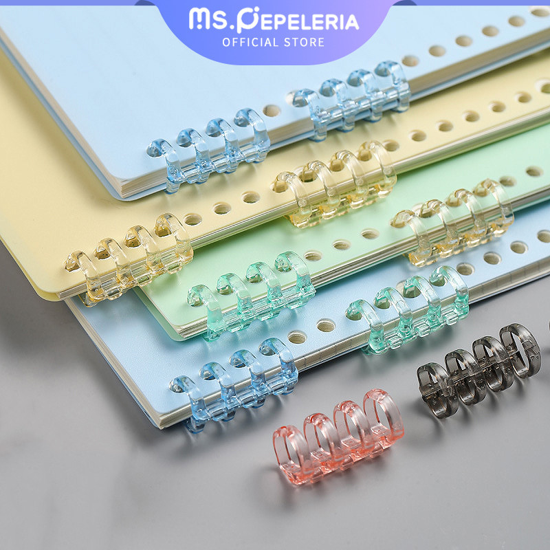 Jual Binder Ukuran A5/B5 /DIY Binding Ring Binder ( 4 Rings ) Colors ...