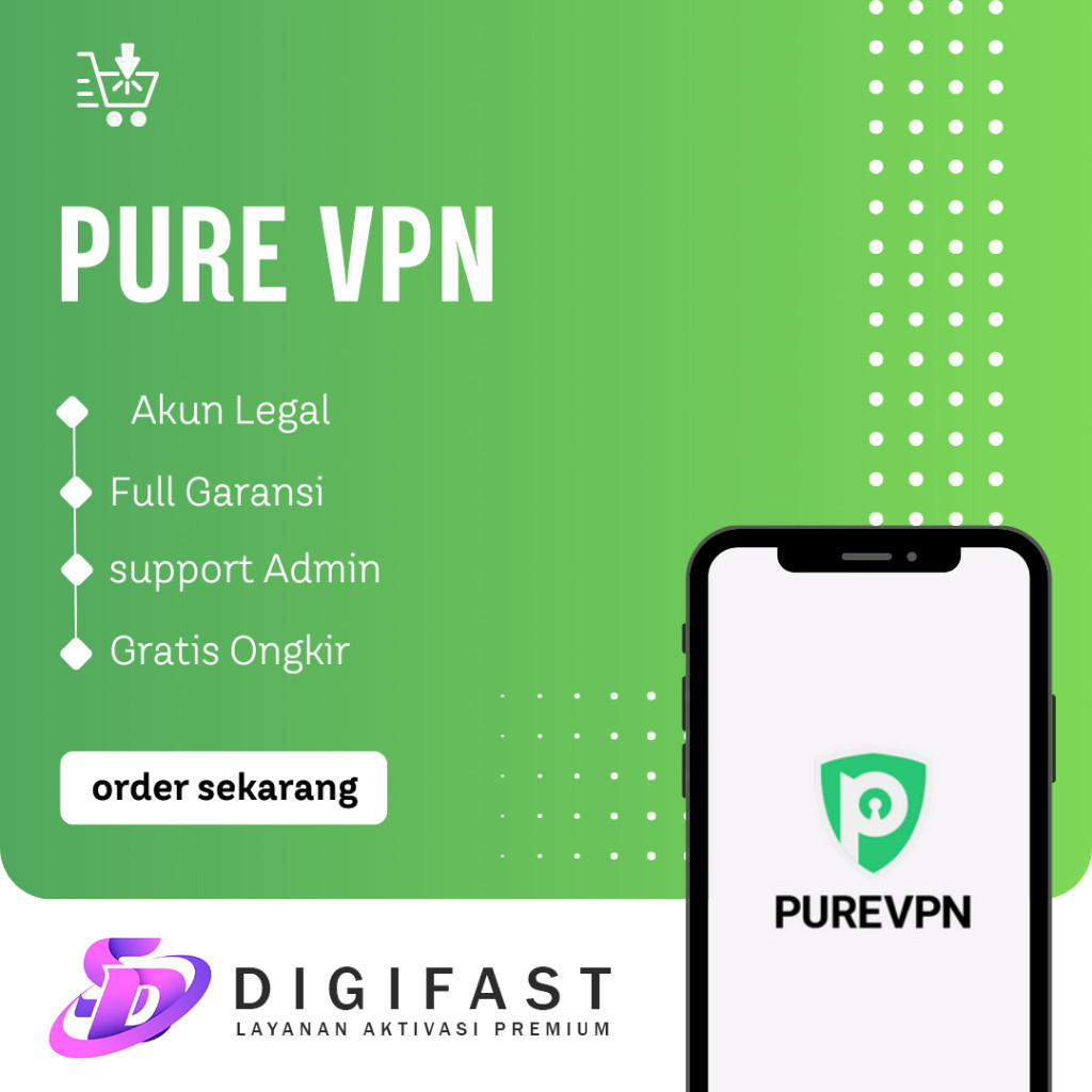 Jual Pure VPN Premium Full Garansi (Proses Tercepat Buka 24 Jam) | Shopee Indonesia