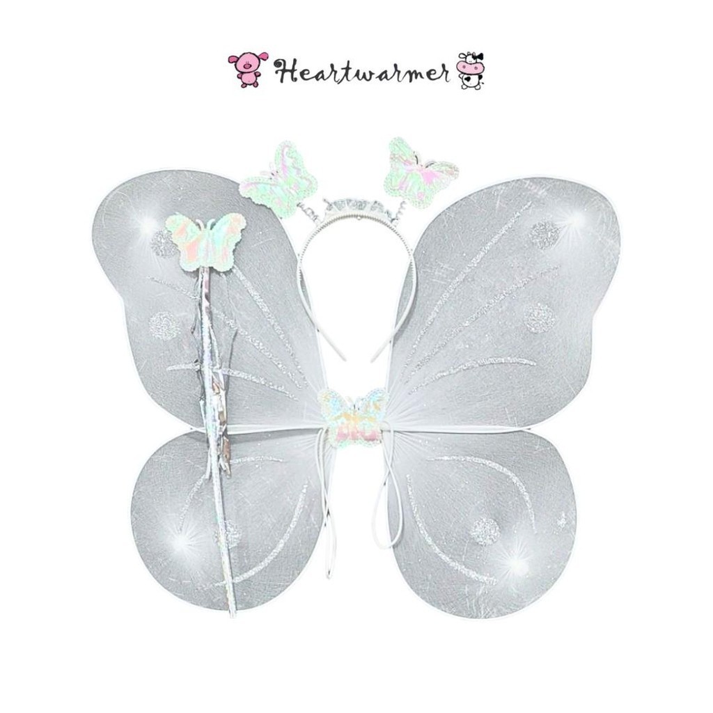 Jual Sayap Peri Set 3in1 Bando + Tongkat Peri | Shopee Indonesia