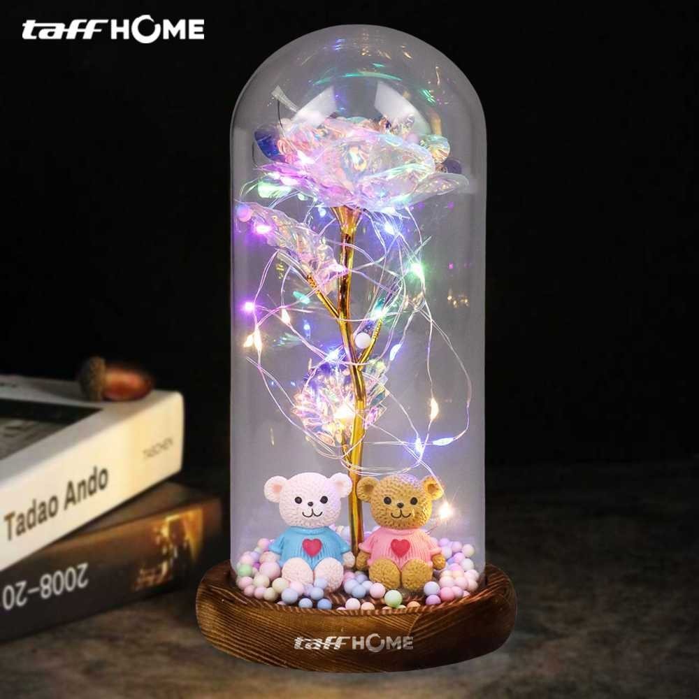 Jual Lampu Led Mawar Gift Box Bunga Mawar Artificial Lampu Kamar Tidur ...