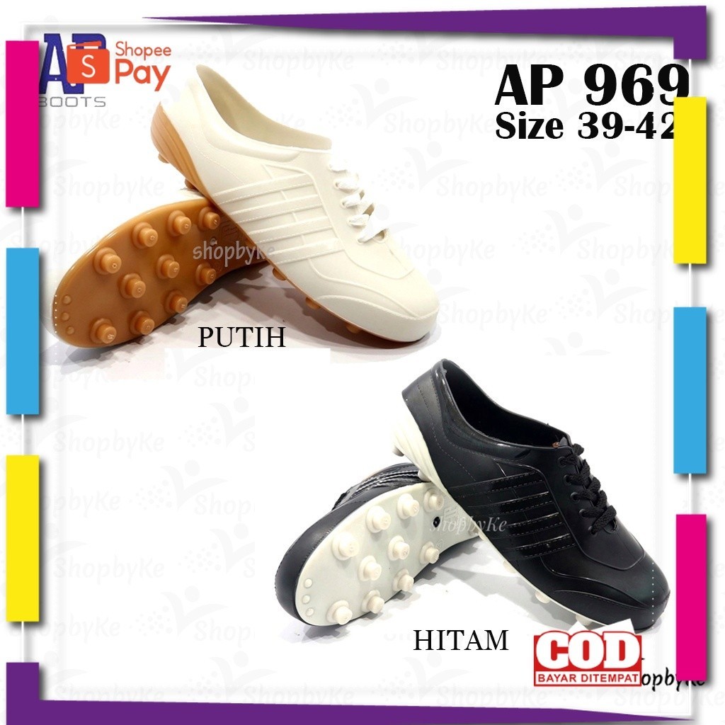 Jual UKURAN SIZE 37 38 39 40 41 42 43 44 45 / Sepatu Karet merk AP ...