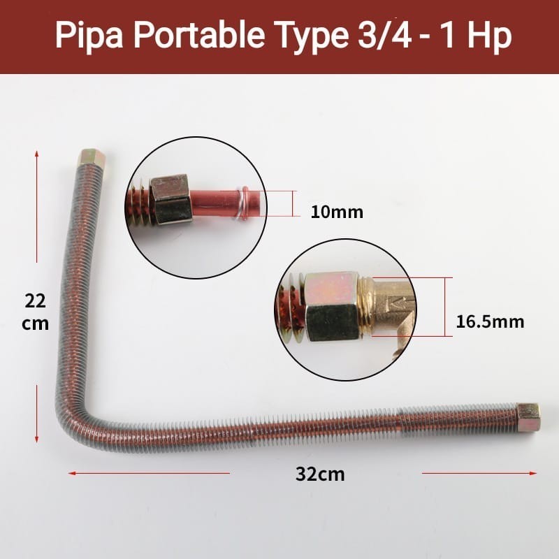 Jual Pipa Kompresor Portable MZ-0725 3/4 hp dan 1 Hp | Shopee Indonesia