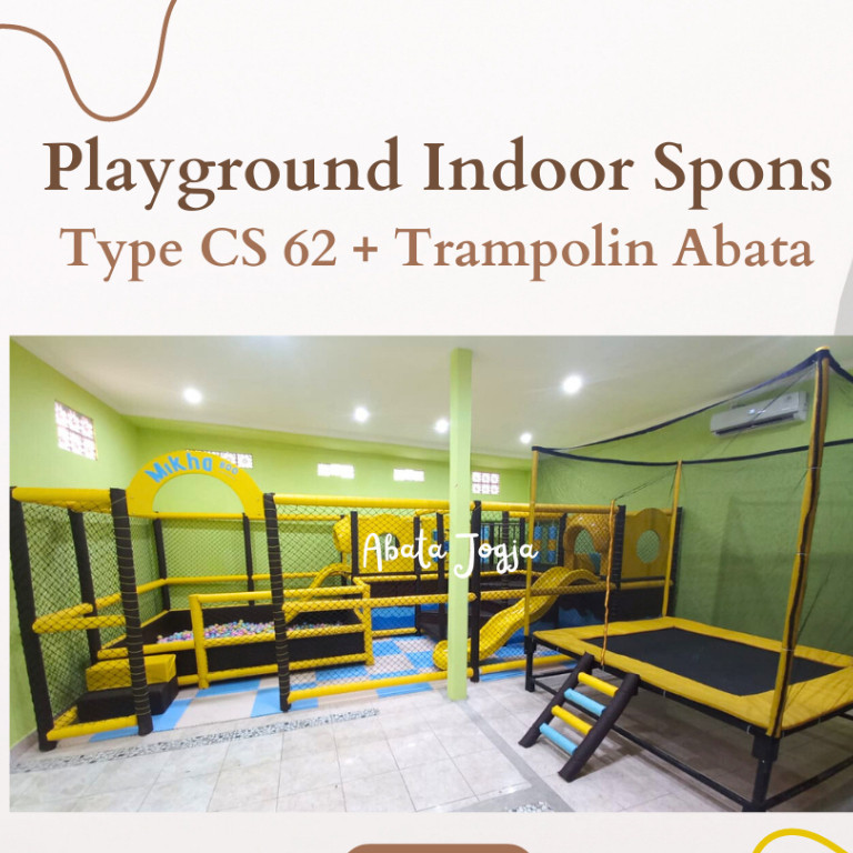 Jual promo Waterpark Prosotan Playground Indoor Type CS 62 ABATA Tanpa ...