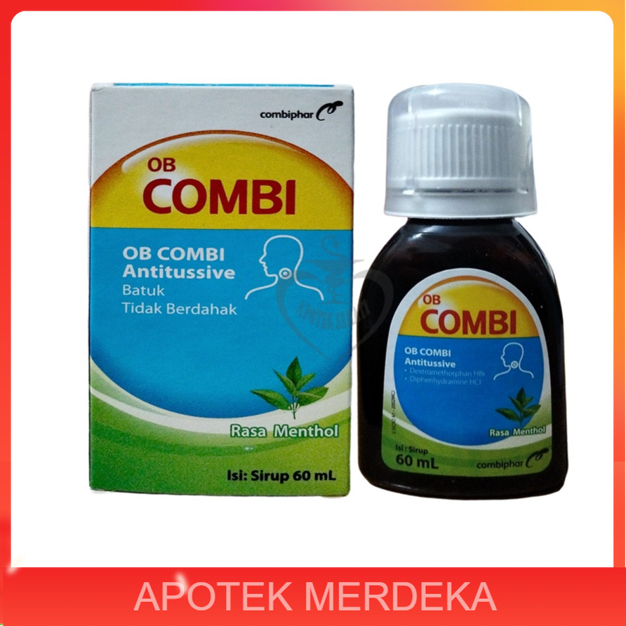 Jual OB Combi Antitusive Obat Batuk Kering 60 ml / OB Combi Antitussive ...
