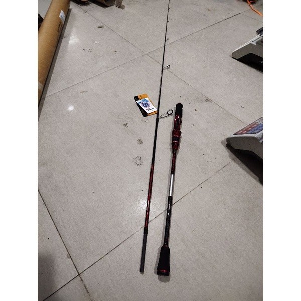 Jual joran micro jig daido extreme emperor 662 micro jigging solid carbon pe 02 60 coblos bottom ...